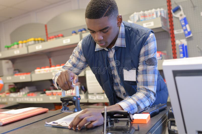 Young Man Stamping Out a Fire Stock Image - Image of adventure ...