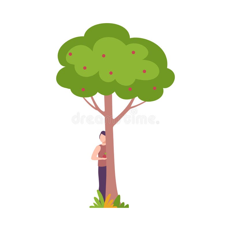 Hiding Behind Tree Stock Illustrations – 247 Hiding Behind Tree Stock ...