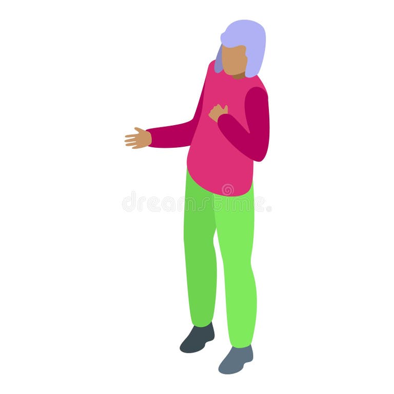 Young Man Explaining Something with Hand Gestures Stock Illustration ...