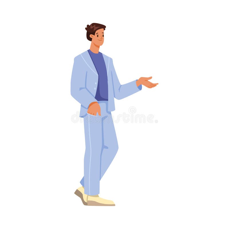 Illustration Man Polite Stock Illustrations – 555 Illustration Man ...