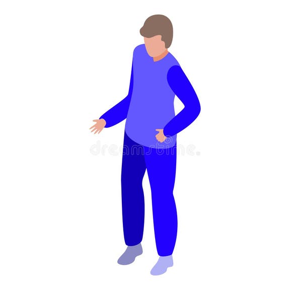 Young Man Explaining Something with Hand Gestures Stock Vector - Illustration of concept ...