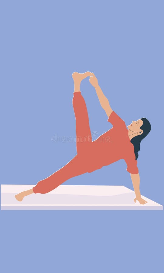 Man Standing One Leg Stock Illustrations – 446 Man Standing One Leg ...