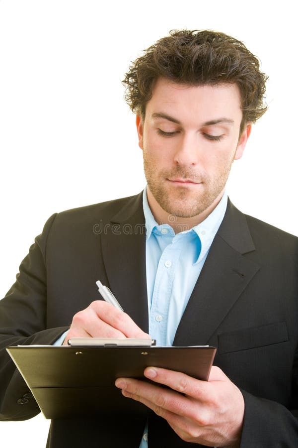 Use the clipboard stock image. Image of employee, controller - 197213829