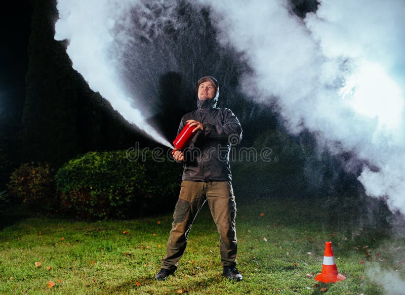 Testing Fire Sprinkler Systems,Deluge Valve System Testing Stock Photo ...