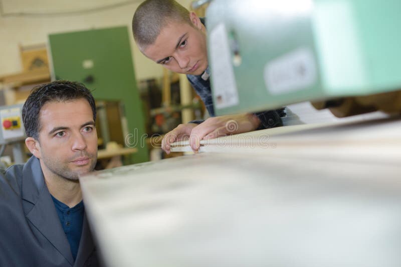 Young Man Testing Machinery Stock Image - Image of development ...