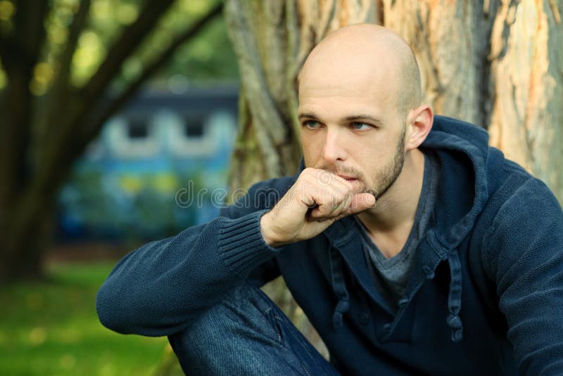 3,015 Young Bald Thinking Man Stock Photos - Free & Royalty-Free Stock ...