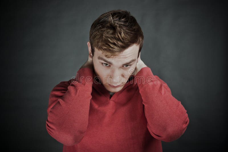 Cold Shivering Man stock image. Image of hiding, cold - 12646503
