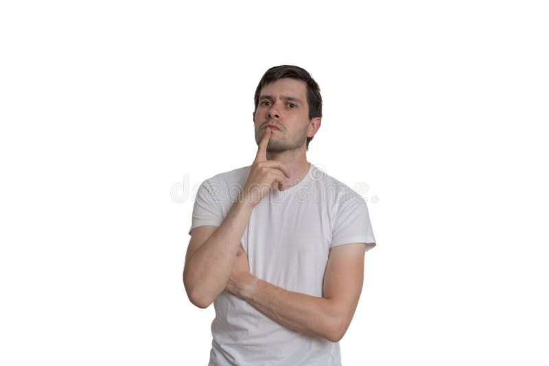 235 White Male Student Thinking Solving Stock Photos - Free & Royalty ...