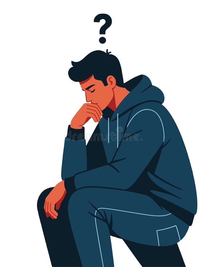 Young Male Solving Problem Stock Illustrations – 1,064 Young Male ...