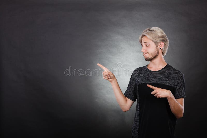 Young Man Thinking Seek a Solution Stock Photo - Image of wisdom ...