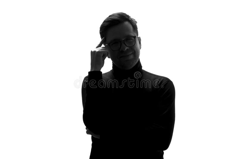 Young Man Thinking about Things Generating Ide Stock Photo - Image of ...