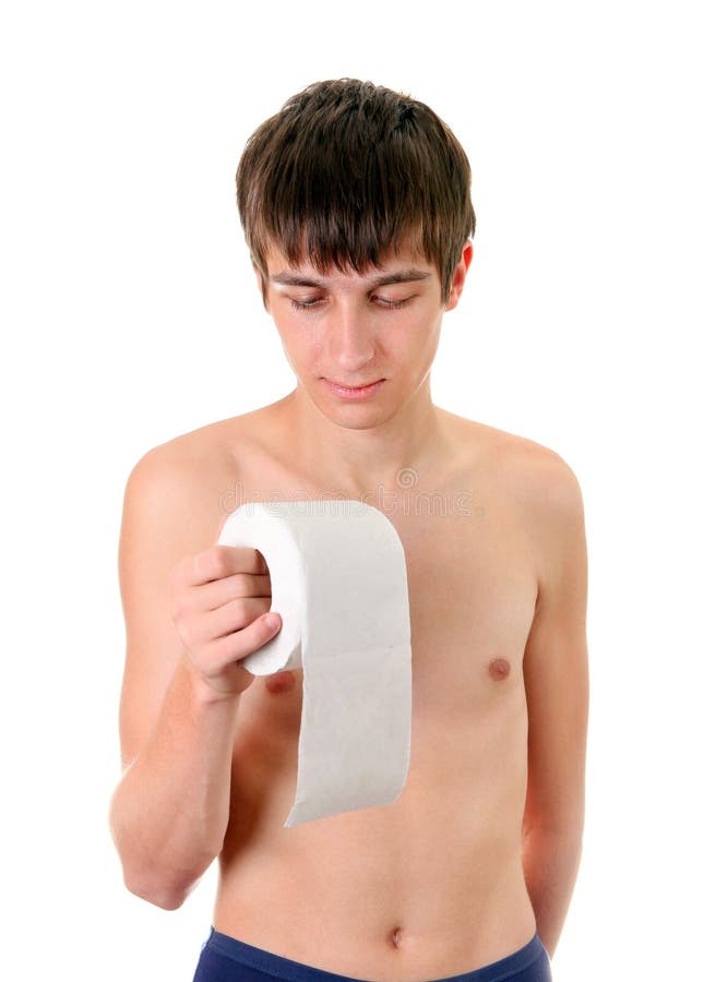 Young Man with Toilet Paper Stock Image - Image of hold, male: 63785083 Young Man with Toilet Paper Stock Image - Image of hold, male: 63785083