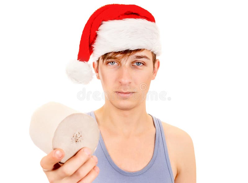 Young Man with a Toilet Paper Stock Photo - Image of santa, cheerless ... Young Man with a Toilet Paper Stock Photo - Image of santa, cheerless ...