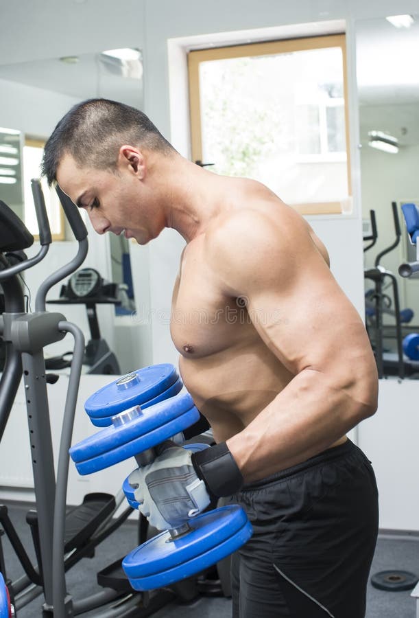 Young man training stock photo. Image of attractive, keeping - 41847950