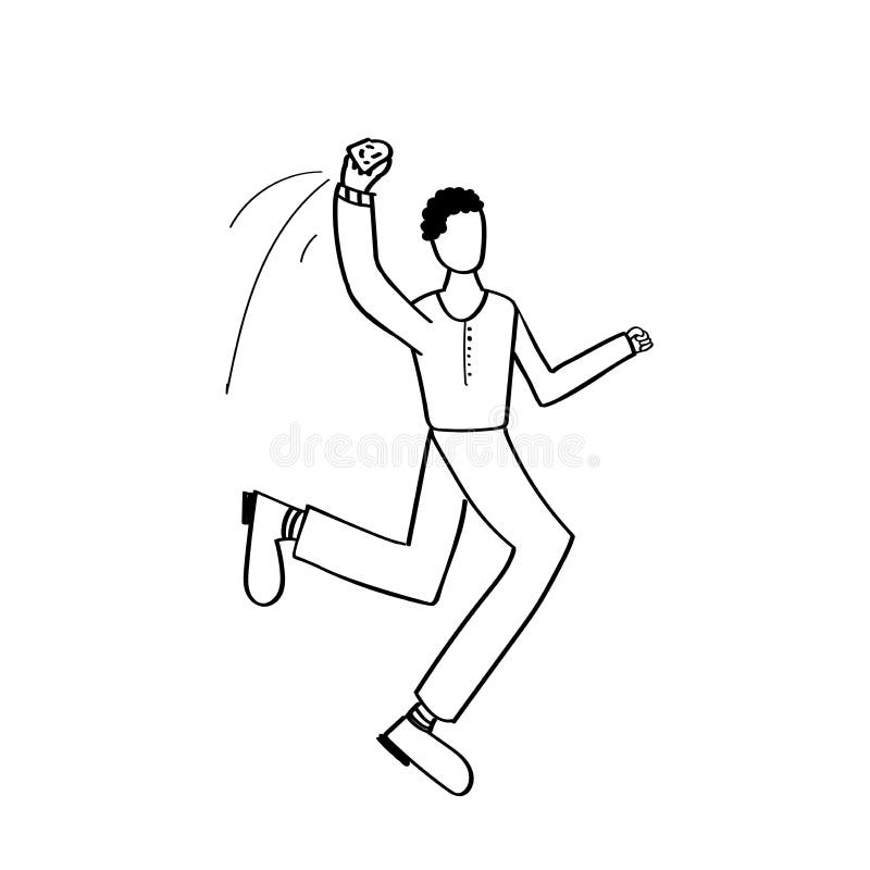 Throwing Stone Man Stock Illustrations – 59 Throwing Stone Man Stock ...