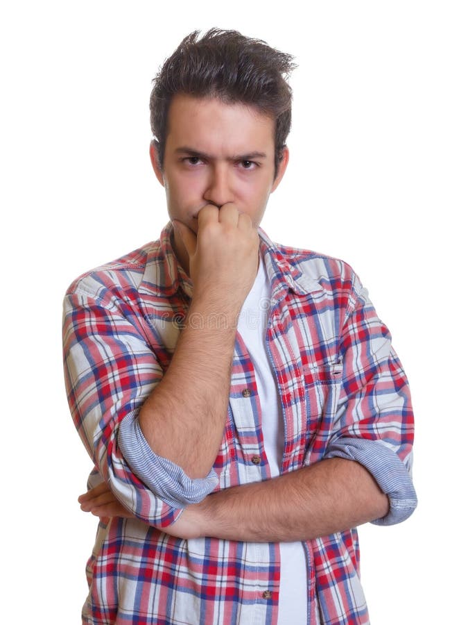 Young man under pressure stock photo. Image of attractive - 35276368