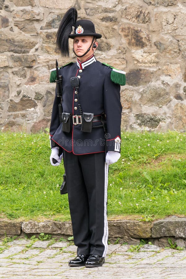 Young Man in Uniform of Royal Guard Standing Editorial Stock Photo ...