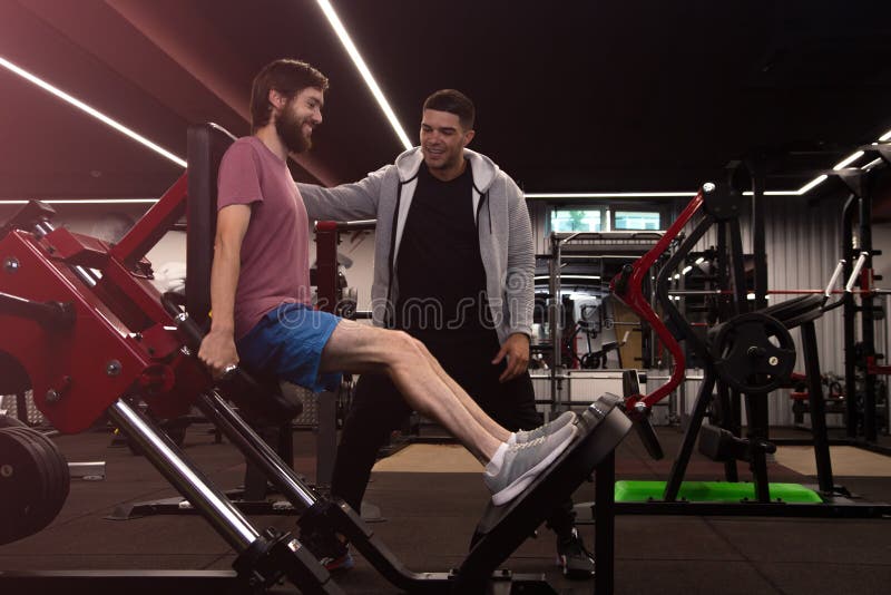 660 Gym Trainer Hard Work Stock Photos - Free & Royalty-Free Stock ...