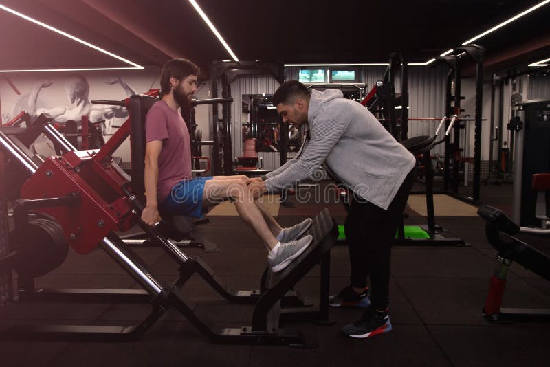 660 Gym Trainer Hard Work Stock Photos - Free & Royalty-Free Stock ...