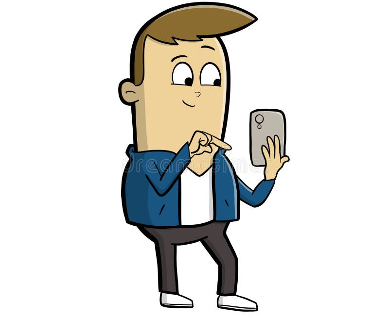 Man Texting Stock Illustrations – 2,110 Man Texting Stock Illustrations ...