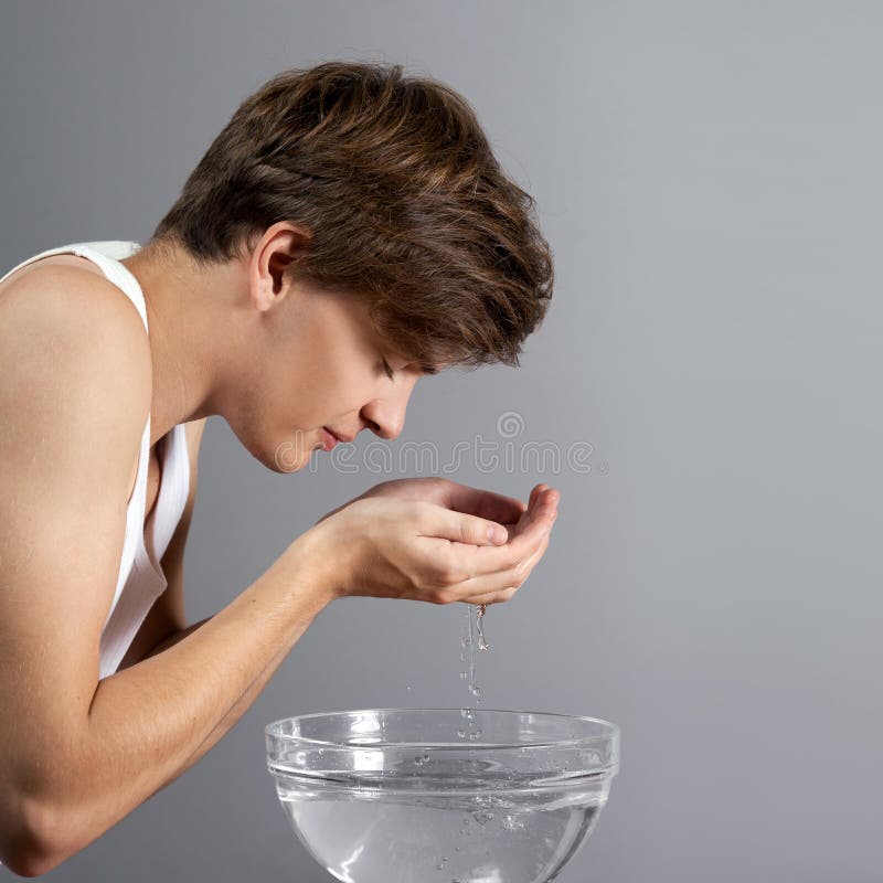 815 Cute Boy Washing His Face Stock Photos - Free & Royalty-Free Stock ...