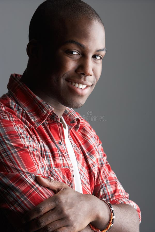 Young Man Wearing Casual Clothes in Studio Stock Photo - Image of ...