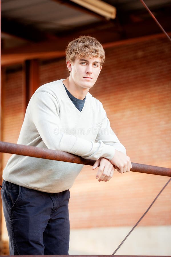 Young man wearing sweater stock image. Image of caucasian - 36302829
