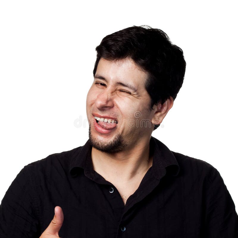 Angry young man stock photo. Image of actor, face, comedy - 13936994