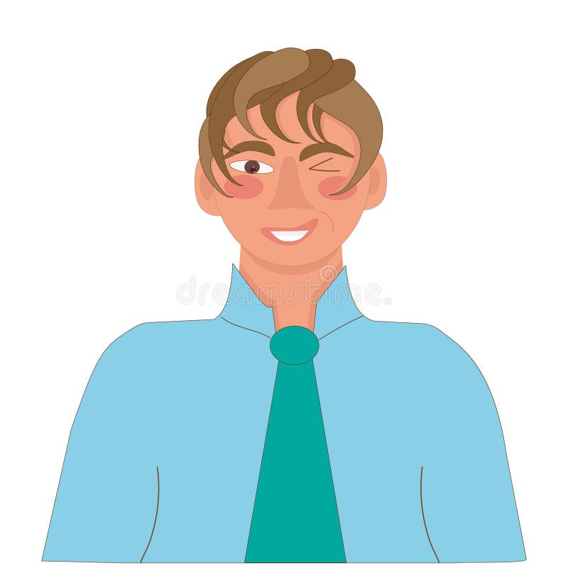 Man Wink Retro Stock Illustrations – 134 Man Wink Retro Stock ...