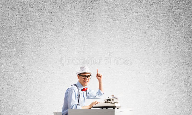Creative Inspiration of Young Writer. Stock Photo - Image of idea ...