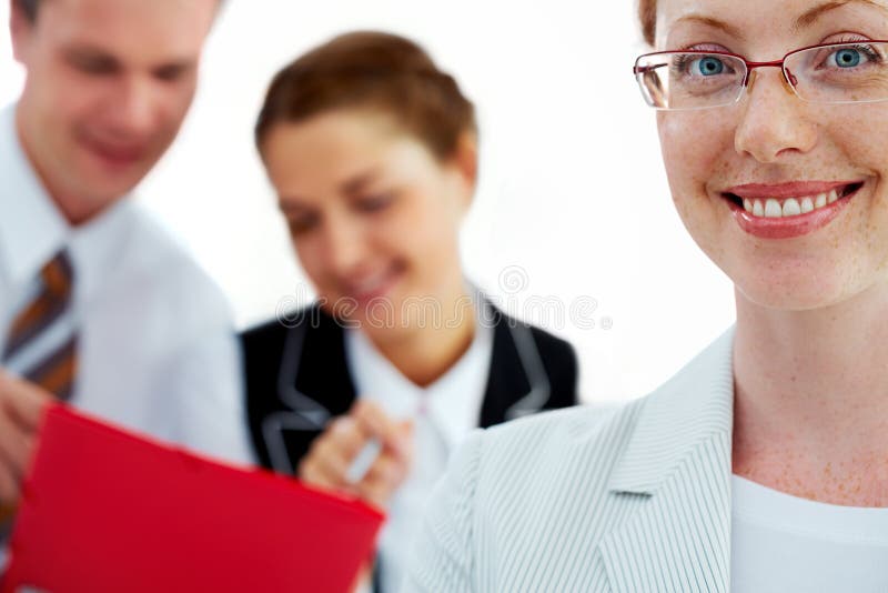 Young manager stock image. Image of environment, face - 24084701