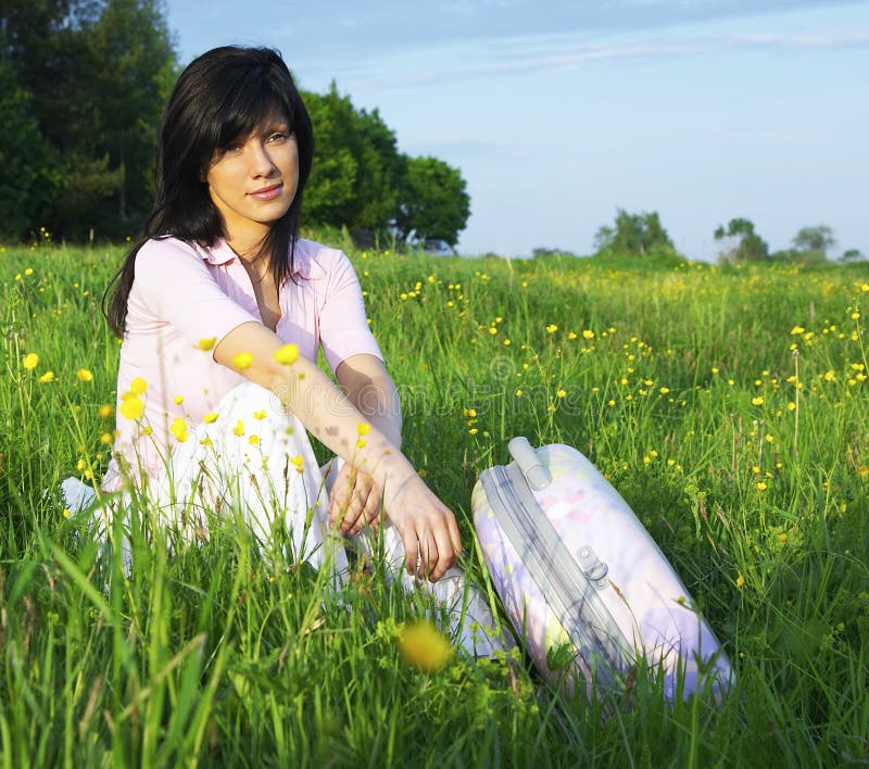 Vacation Call stock image. Image of outdoors, drinking - 4474347