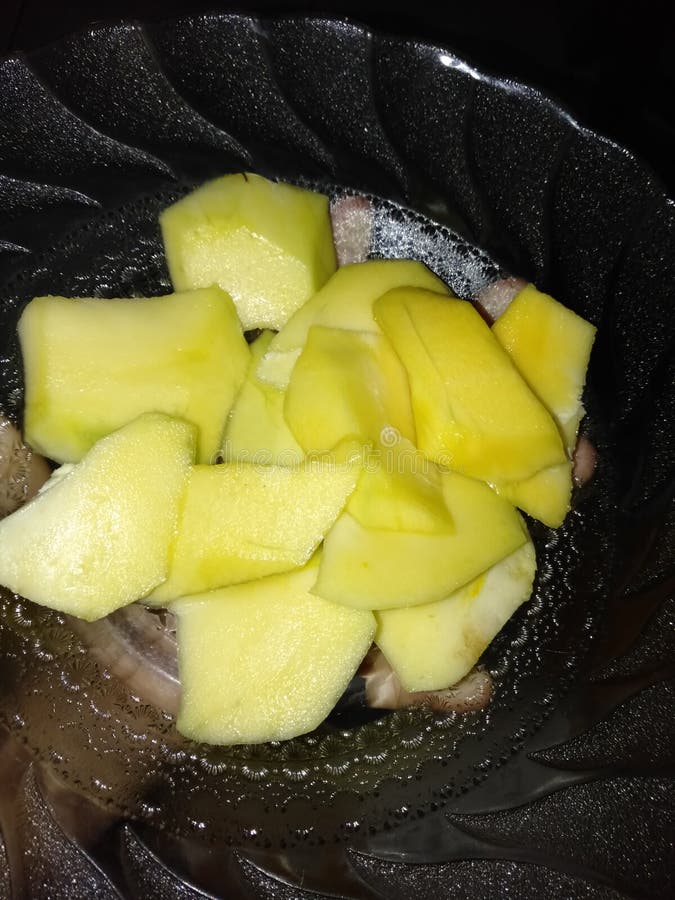 Young Mangoes Taste Sour and Fresh Stock Photo - Image of fresh, taste ...