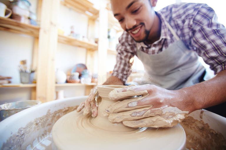 Making jug stock image. Image of pottery, handwork, hobby - 107722327