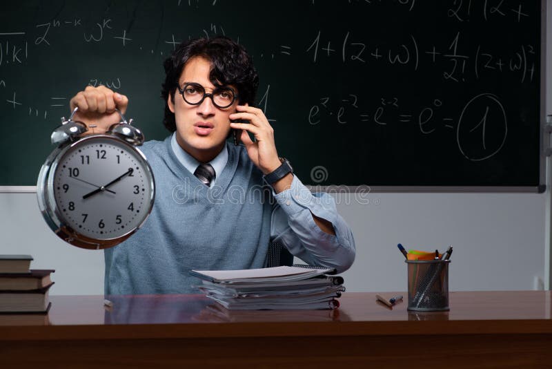 Young Math Science Boy Genius Writing Stock Image - Image of learn ...