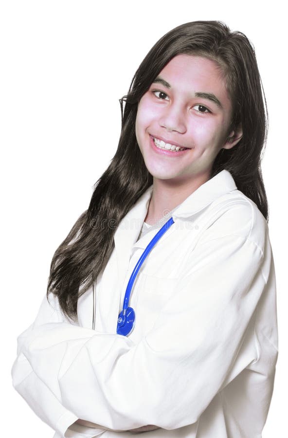 Young medical student stock image. Image of standing, crossed - 4794321