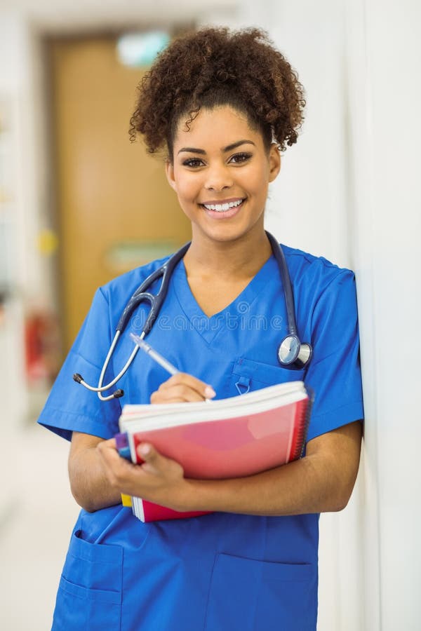 Young Medical Student Taking Notes Stock Image - Image of camera ...