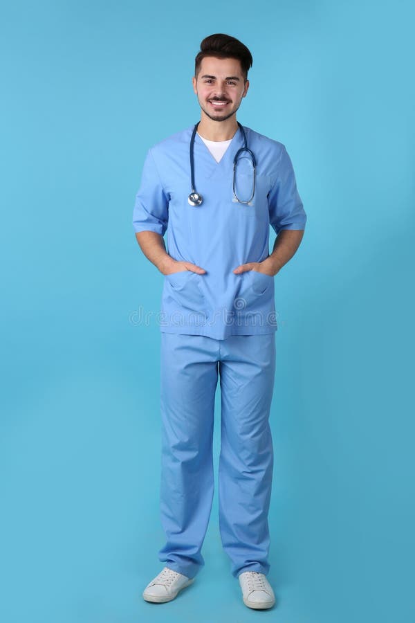 Young Medical Student in Uniform Stock Image - Image of professional ...