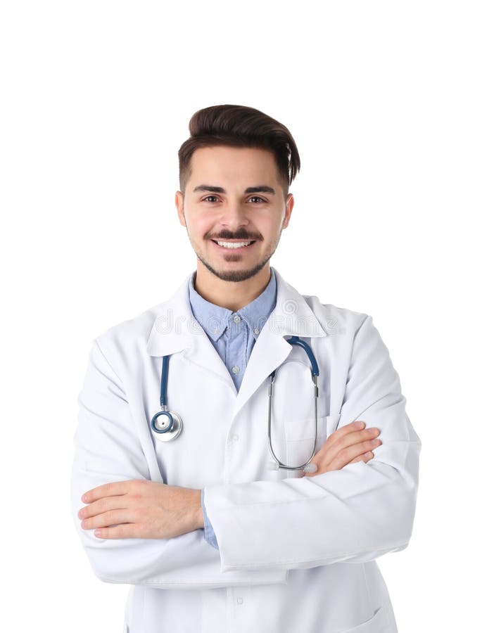 Young Medical Student in Uniform Stock Photo - Image of graduate ...
