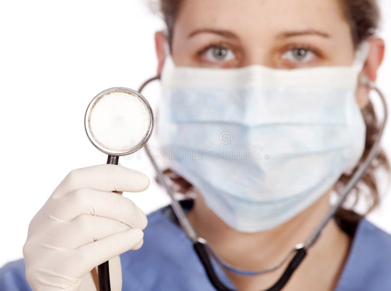 Young medical worker stock image. Image of nurse, examination - 19554051