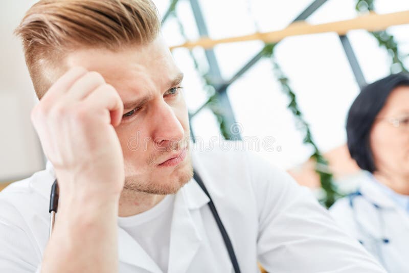 Young Man As Medicine Student Stock Photo - Image of think, medicine ...