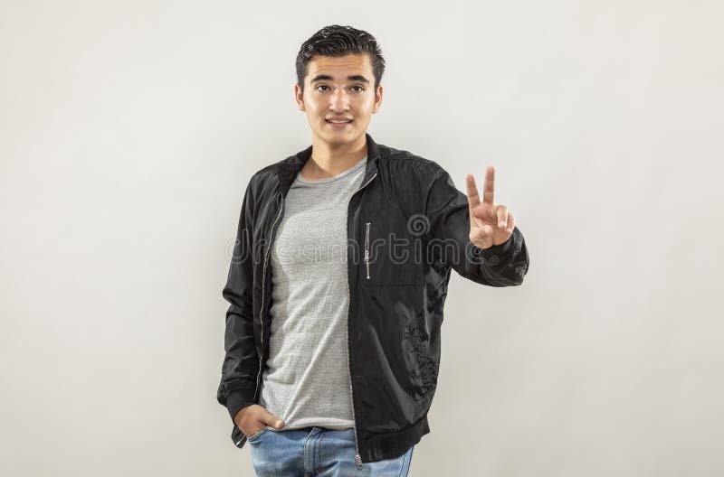 Young Men Facial Expressions Stock Photo - Image of watching ...