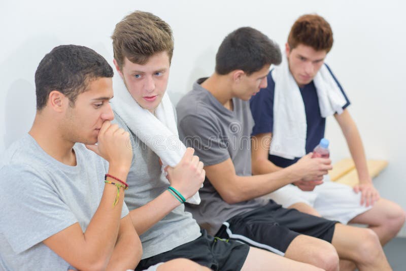 Young Men Having Discussion Stock Image - Image of communication ...