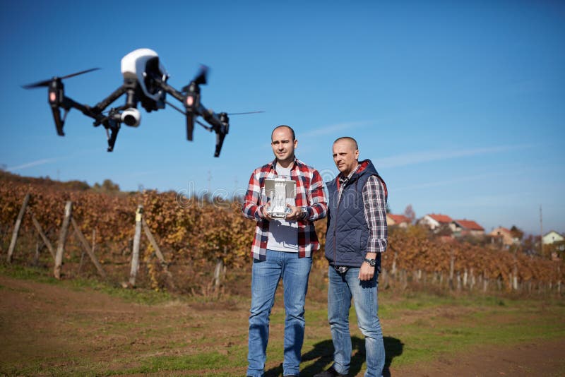 Young Men Manages Drone`s Flight Stock Image - Image of flying, digital ...