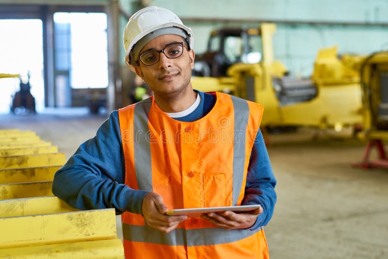 Cheerful Engineer Laughing while Drinking Coffee Stock Image - Image of ...