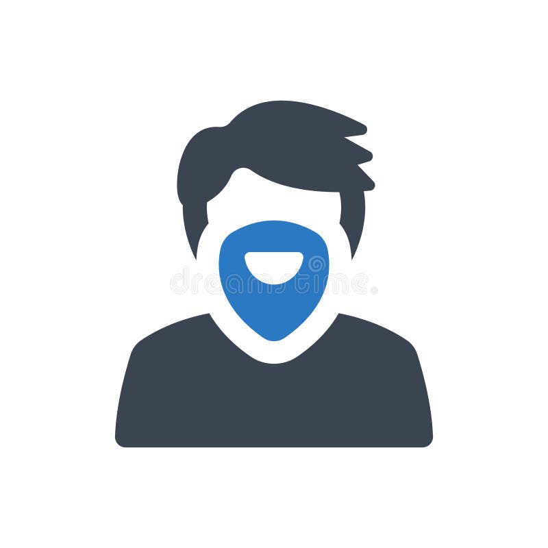 Young millennial icon stock vector. Illustration of sign - 262611372