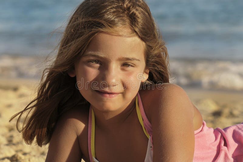 Young model stock photo. Image of beach, portrait, female - 11441936