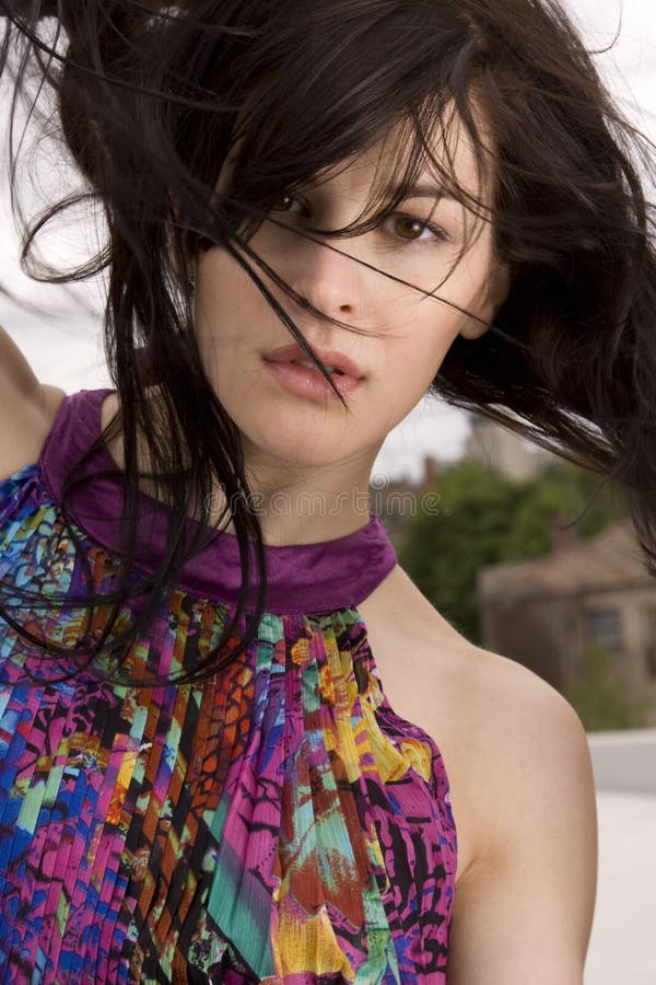 Young model stock photo. Image of colorful, style, pose - 12030088