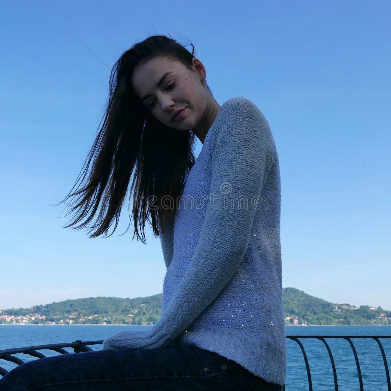 Young Model Posing in a Park Stock Photo - Image of fashion, sunglasses ...