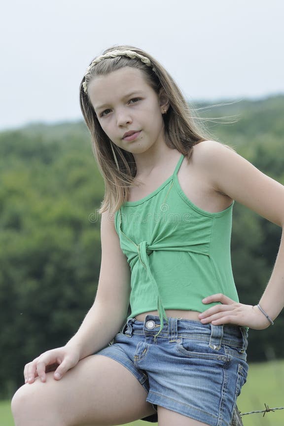 Young Model Posing in Summer Season Stock Image - Image of clothing ...